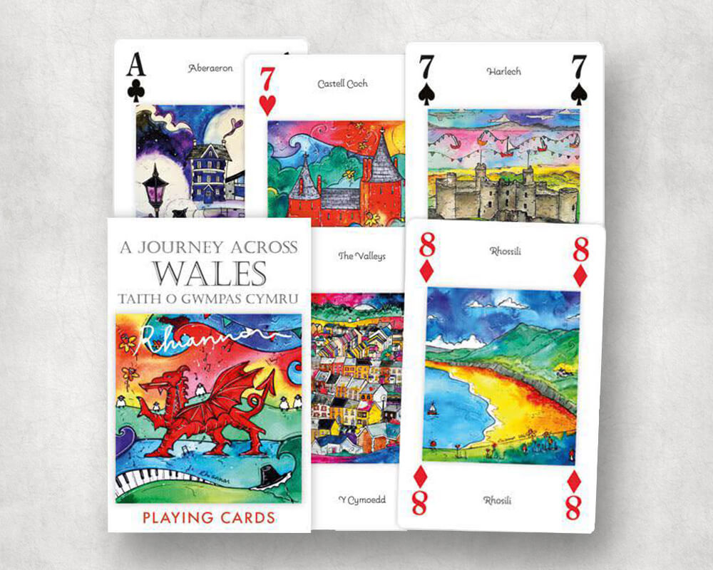 Welsh Playing Cards | A Journey Across Wales | Rhiannon Art